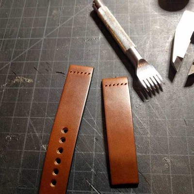 Custom Designed Leather Watch Strap With Detailed Guide | Bespoke Unit