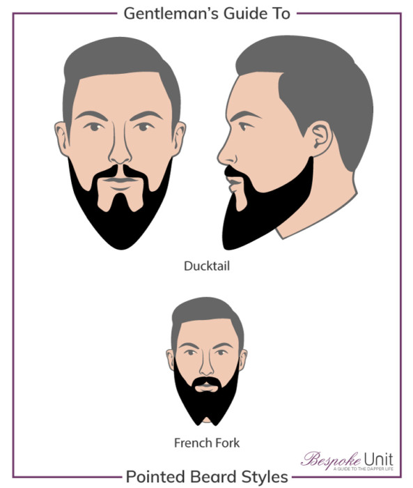 Best Pointed Beard Styles: How To Grow A Ducktail & French Fork Beard