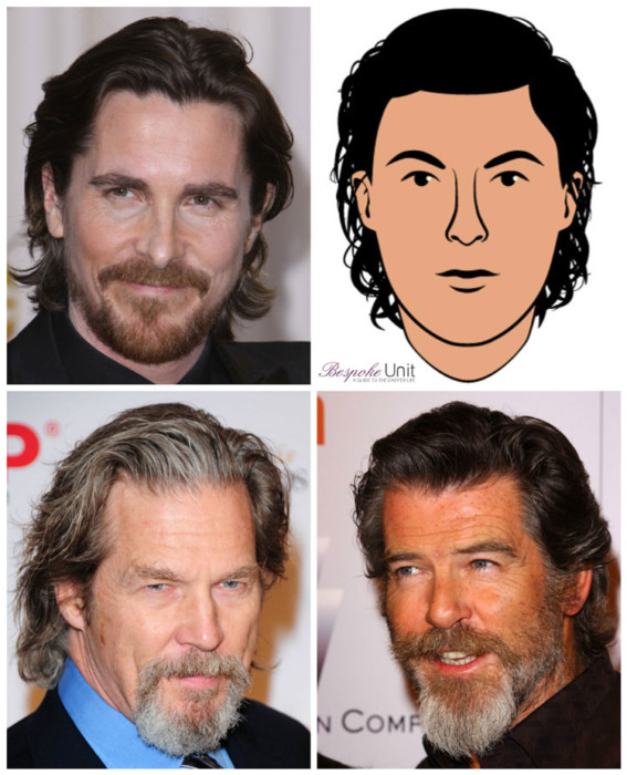 Men's Natural Swept Back Long Hairstyle: Guide To Face Shapes & Styling