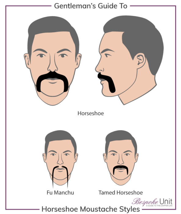 How To Grow A Horseshoe Moustache Like Hulk Hogan | Similar Beard Styles
