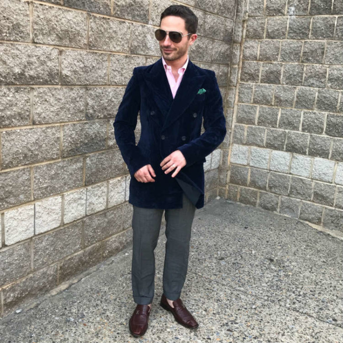 Blue Velvet Sport Coat | Briar Vintage Clothing Review In Philadelphia