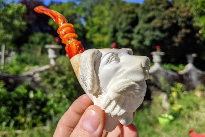 SMS Pipes Handmade Meerschaum Smoking Pipe Review