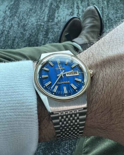 Reviewing The Timex Falcon Eye With Blue Dial - BespokeUnit