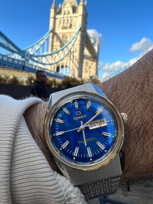 Reviewing The Timex Falcon Eye With Blue Dial - BespokeUnit