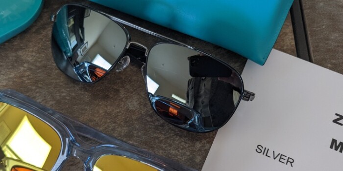 Review Of Zenni Mirror-Tint Glasses - All 8 Colors Displayed