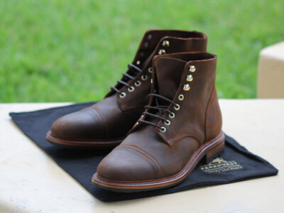 Reviewing Parkhurst's Richmond Boots In Rust Waxy Suede - BespokeUnit